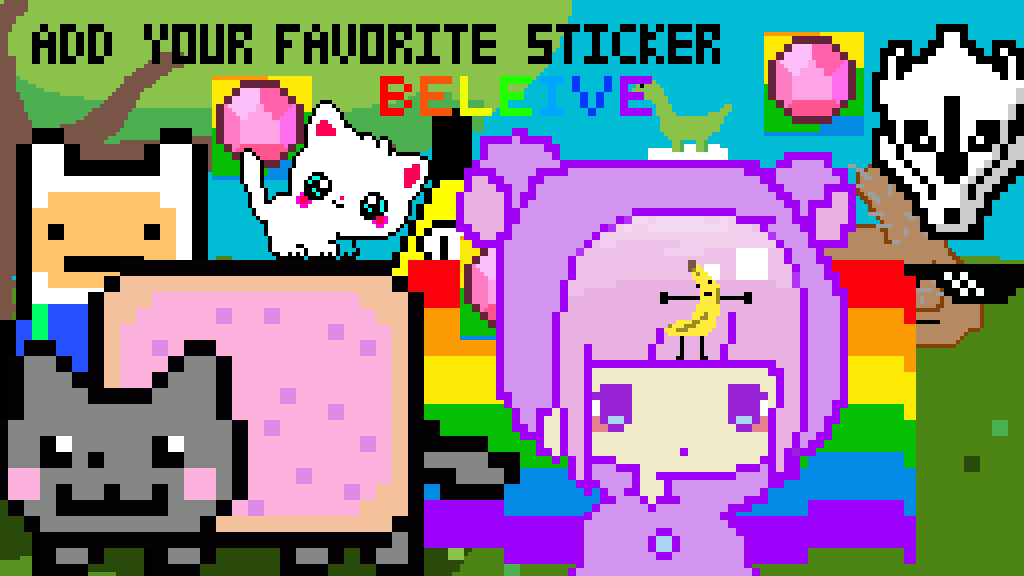 Editing add a stamp - Free online pixel art drawing tool - Pixilart