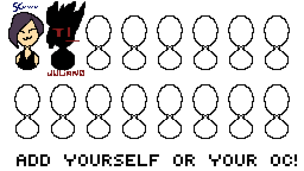 Pixilart - Collab: Add yourself/ your oc! by julaino