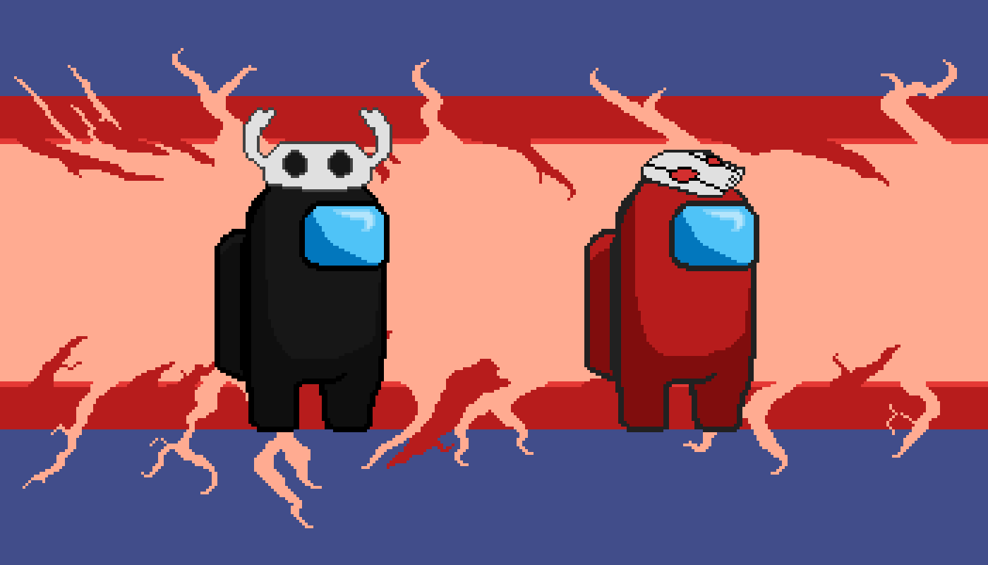 Pixilart - A hollow knight among us by pezchido