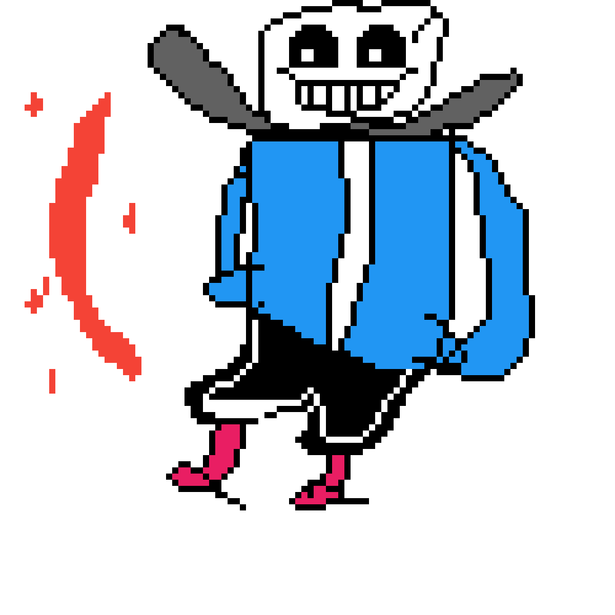 Pixilart - SANS MISS by braian