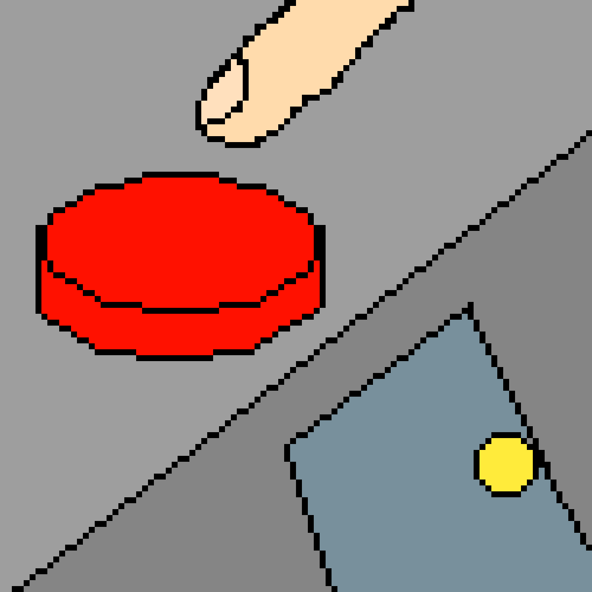 Pixilart - NO TOQUE EL BOTON by LeonMarti72