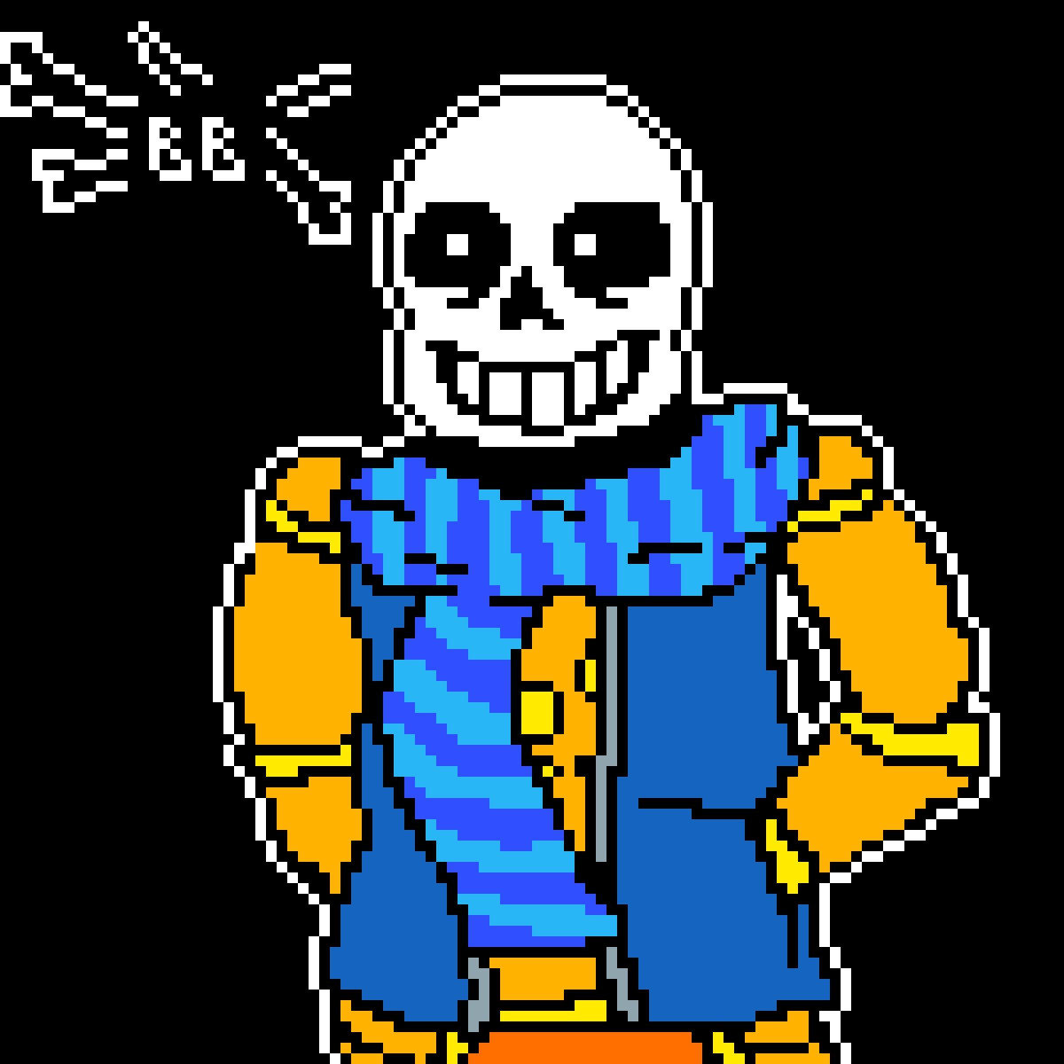 Pixilart - Inverted Fate Sans by bakeybones