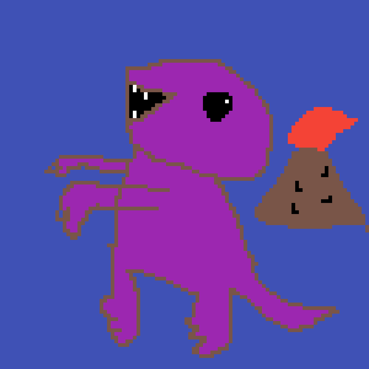 Pixilart - The Derpy T-Rex! by hazelnutcream