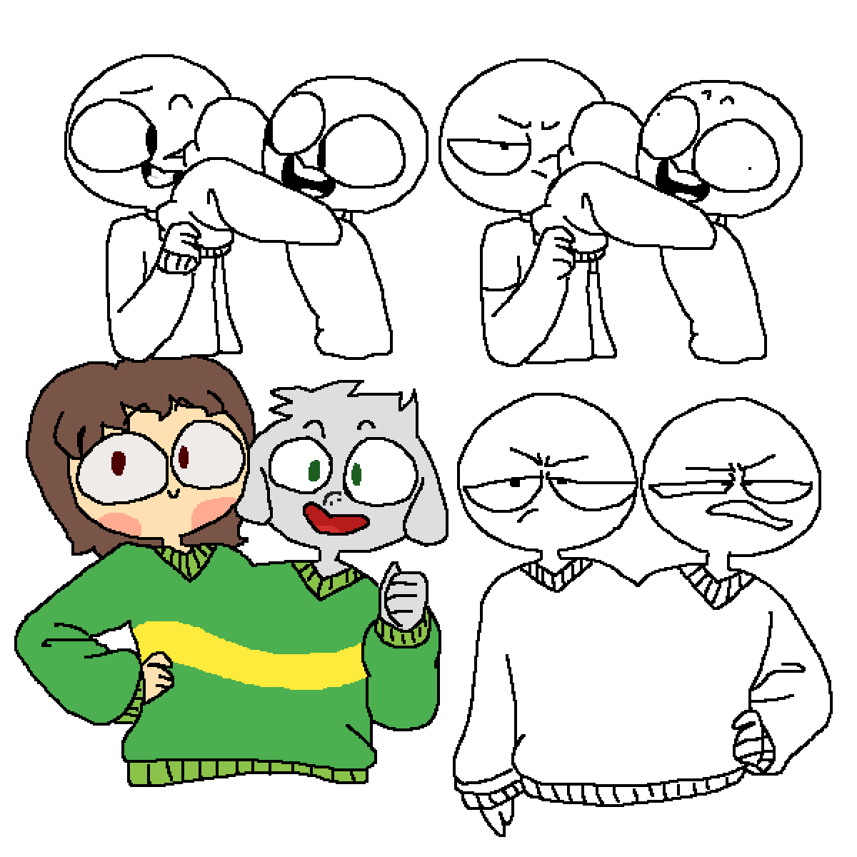Pixilart - Undertale Sweater! by Cheddar-Cheese