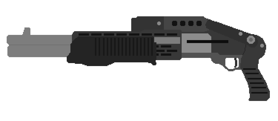 Pixilart - SPAS-12 w/8 rounds by Ripper