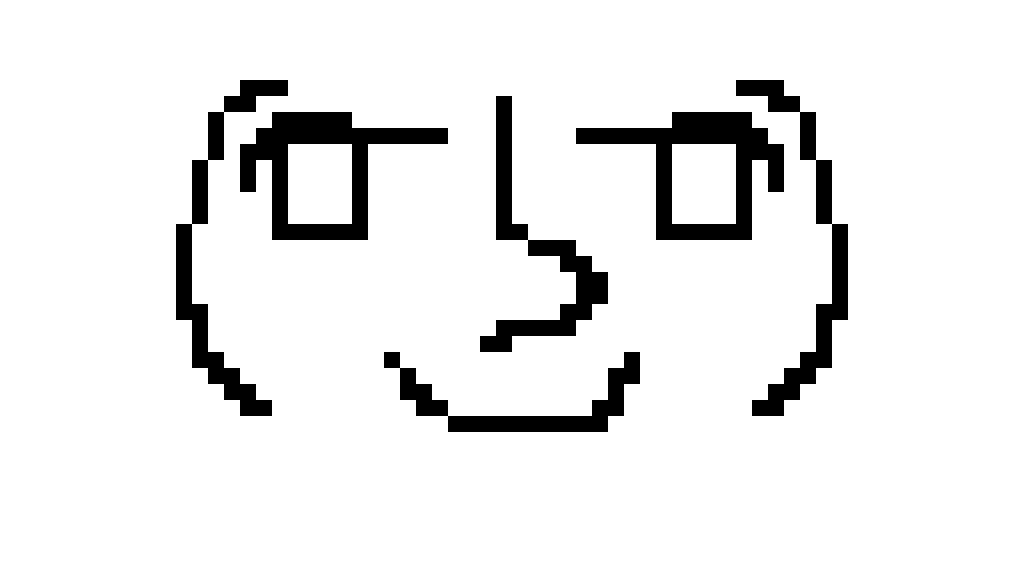 Editing Lenny Face - Free online pixel art drawing tool - Pixilart