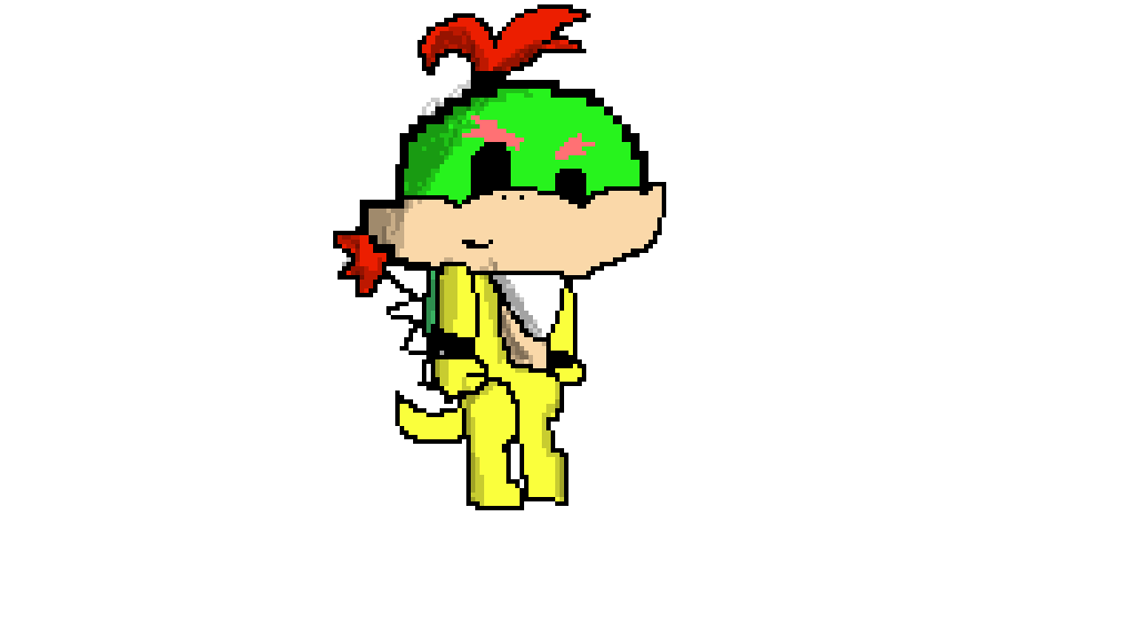 Editing Bowser Jr Sprite - Free online pixel art drawing tool - Pixilart