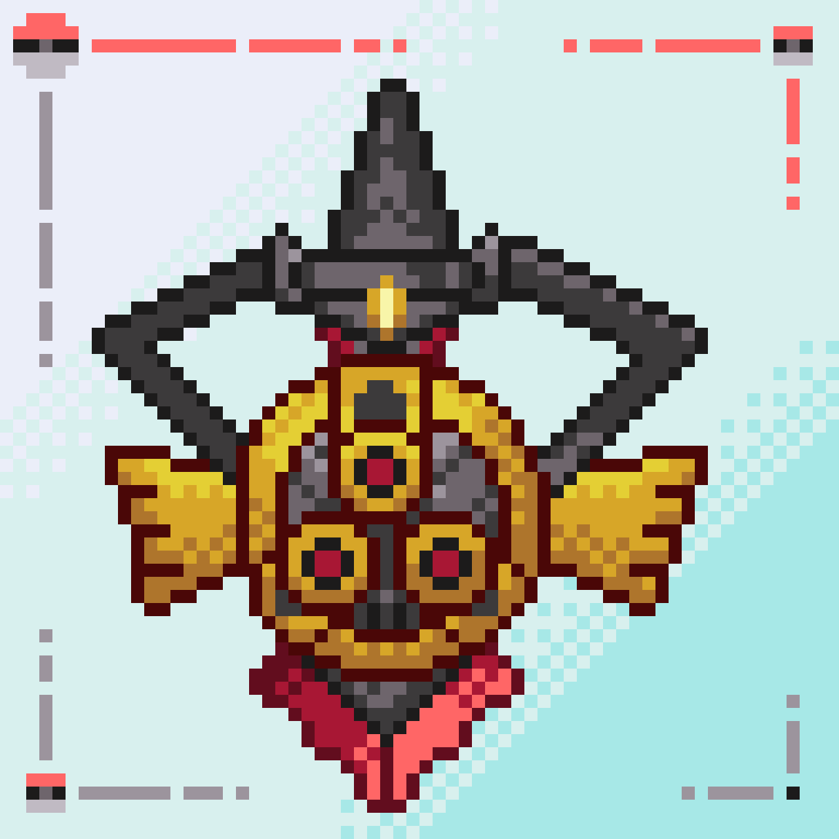 Pixilart - Shiny Aegislash by Blue05