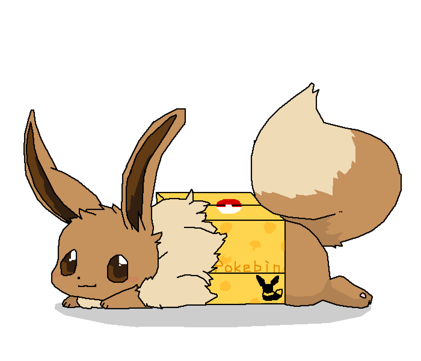 Pixilart - Eevee box by queen-of-eevees