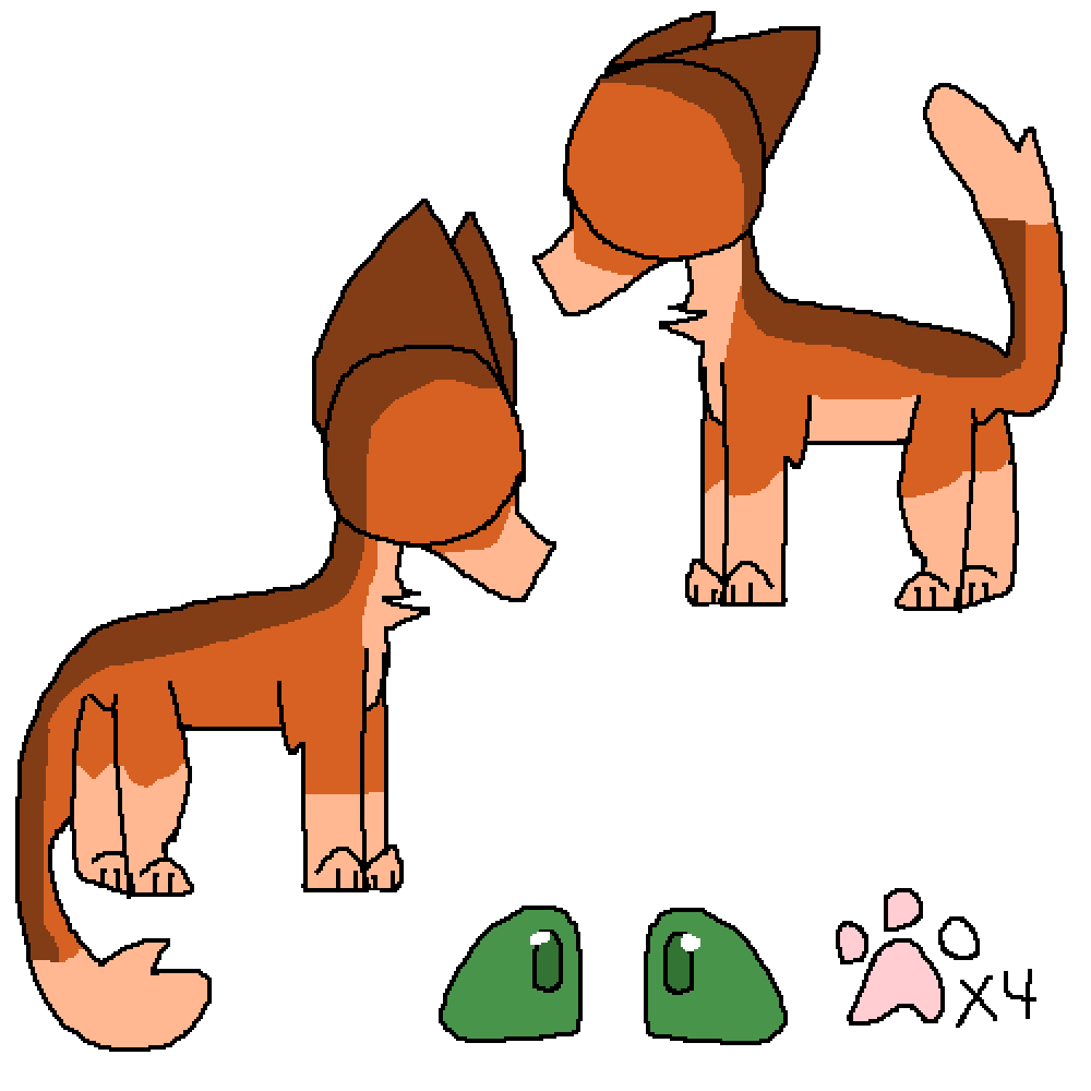 Pixilart - Firestar ref by AutumnCrossroad