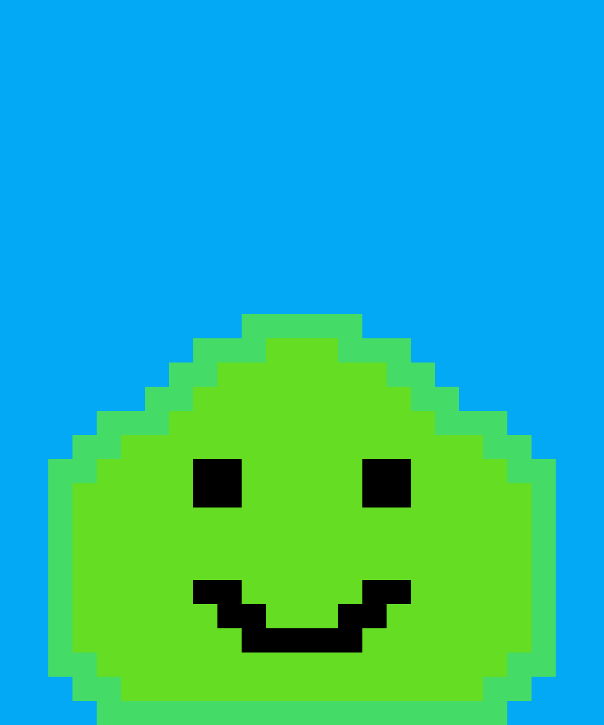 Pixilart - simple slime by DetectiveTeeVee