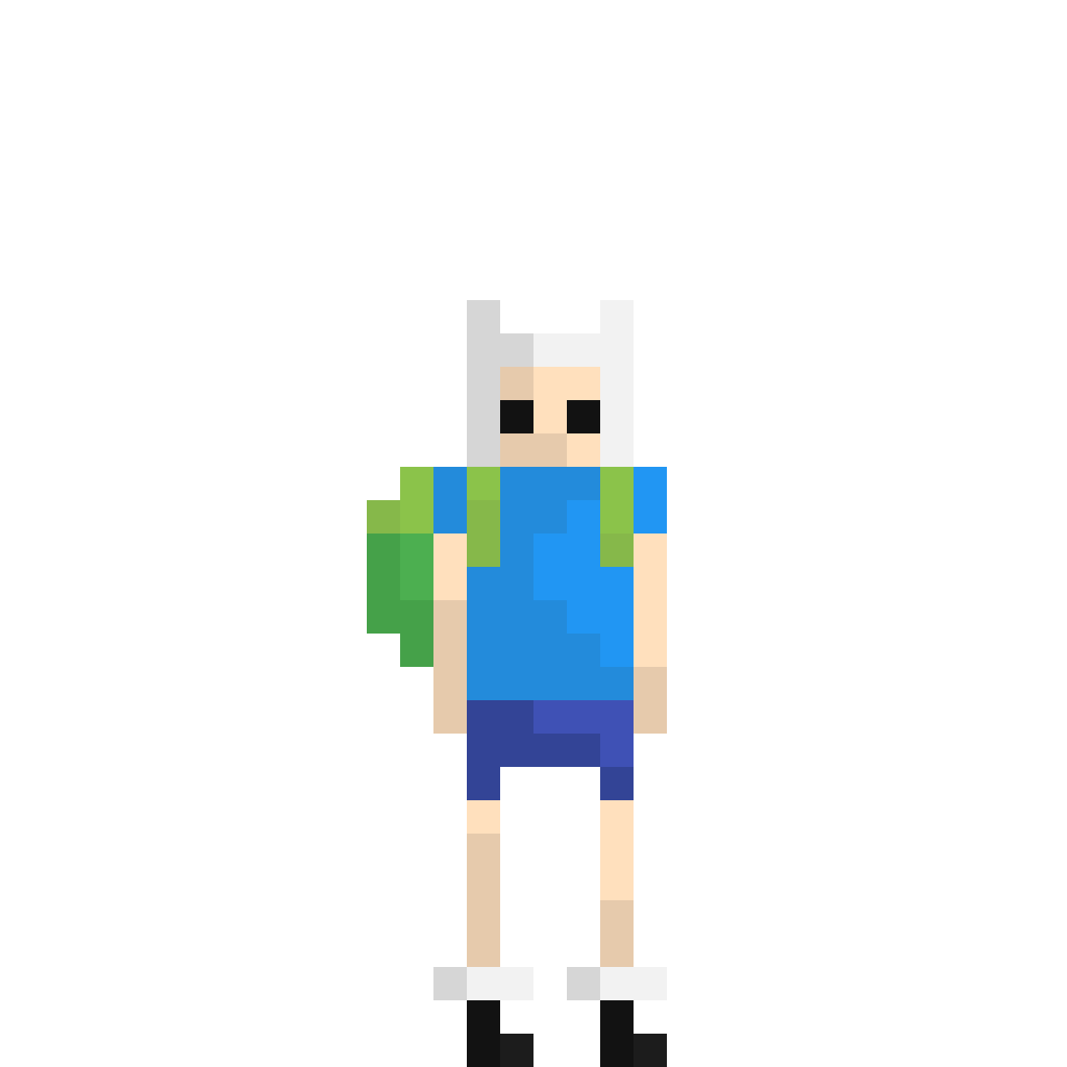 Pixilart - Finn the human from Adventure time by PixelPandy