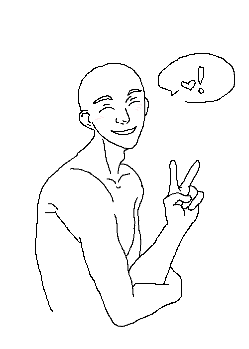 Pixilart - Male base by lucif3r