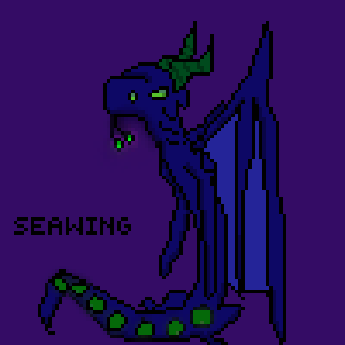 Pixilart - Deep the Seawing by WingsofWarriors