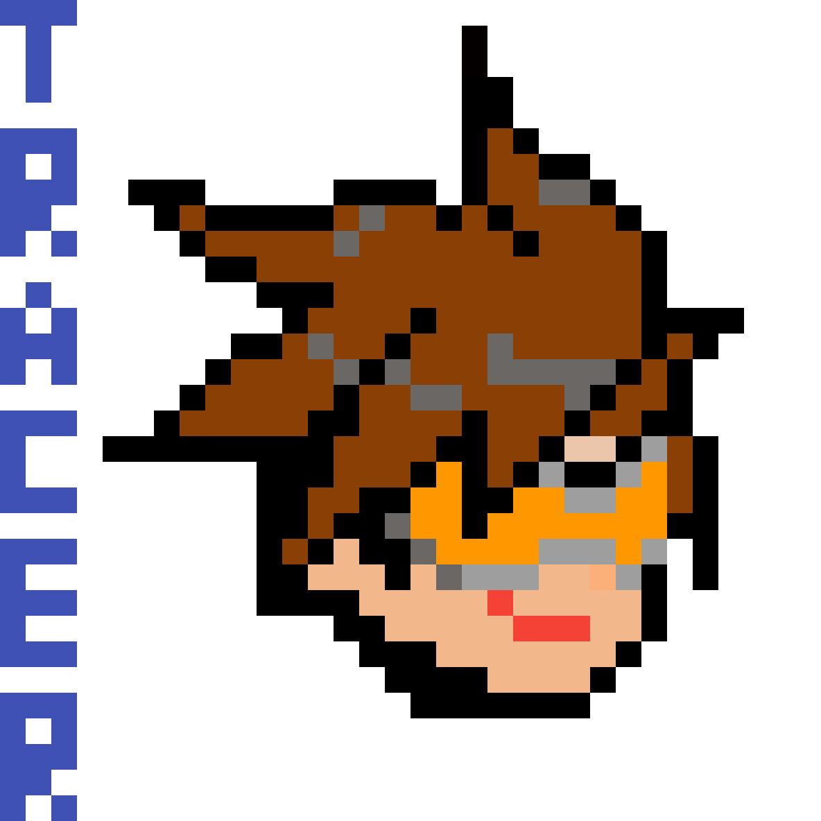 Pixilart - overwatch tracer head by Anonymous
