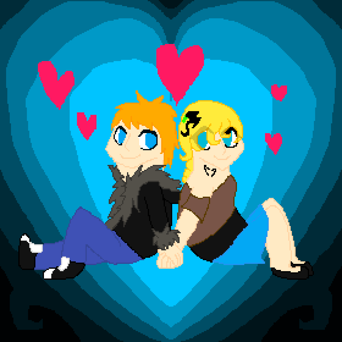 Pixilart - Ace x Melody by Firewolf247