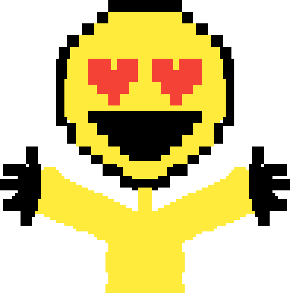 Editing Hearty pixel art - Free online pixel art drawing tool - Pixilart