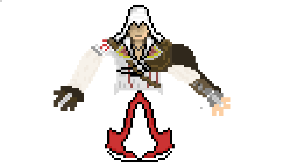 Editing Assassin's Creed - Free online pixel art drawing tool - Pixilart