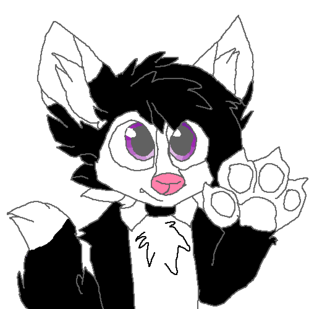 Editing wolf furry base - Free online pixel art drawing tool - Pixilart