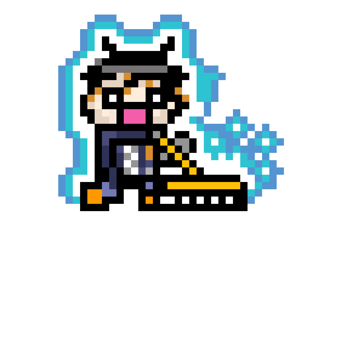 Editing Shiirou Yunari Pixel Art Cleaning - Free online pixel art ...