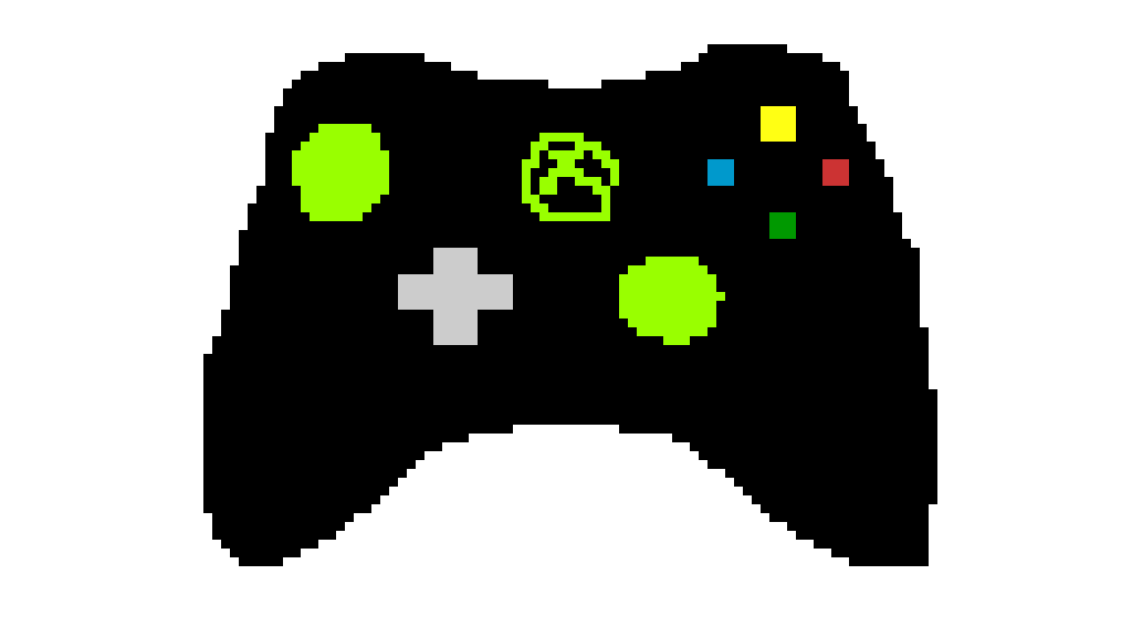 Pixilart - Xbox 360 Controller by AlexPig