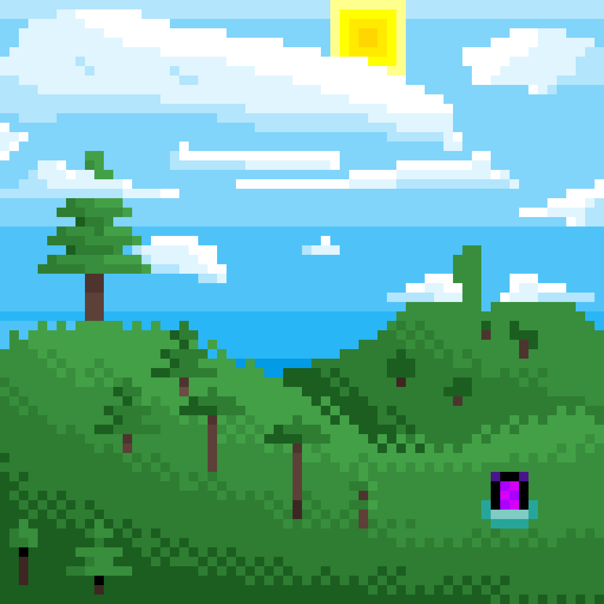 Pixilart - Overworld by BoneyExpress
