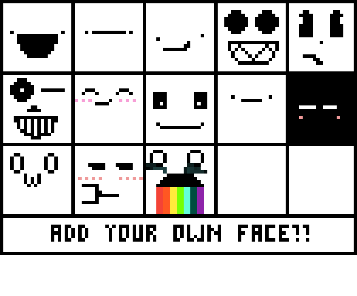 Pixilart - IMmm Back ( draw ur face collab) by Lizzybrodraws