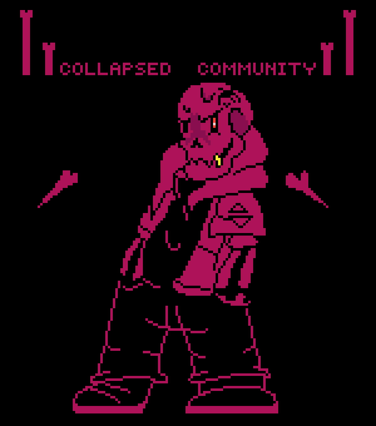 Pixilart - Collapsed Community by undertale-pixil