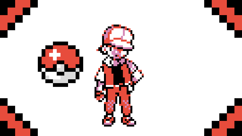 Pixilart - Pokemon RED by Josocki