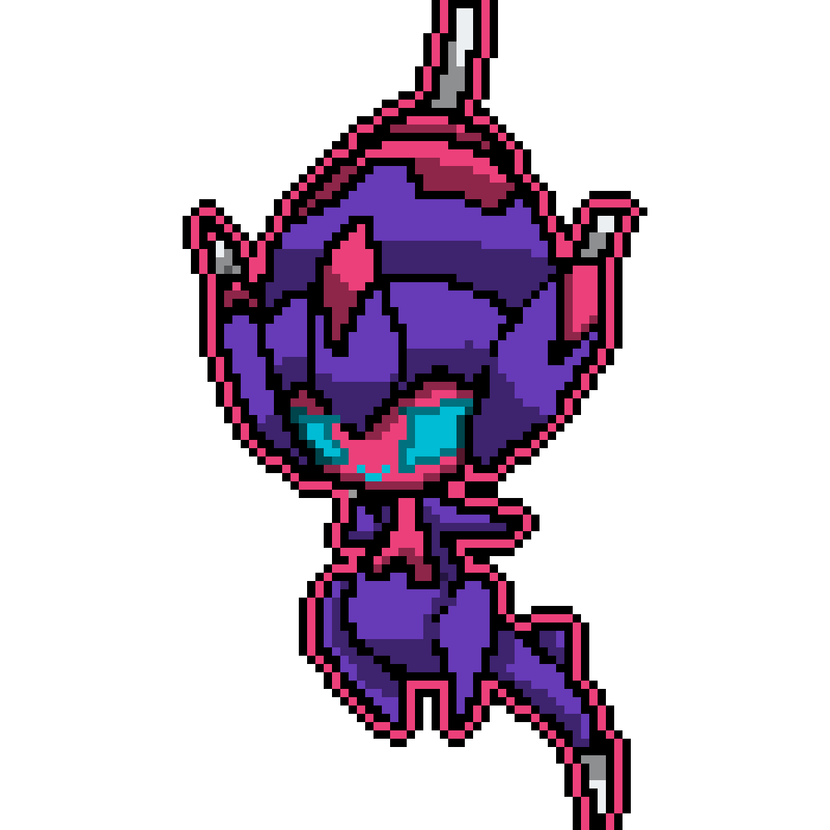 Pixilart - Poipole by mega-slowbro-xd