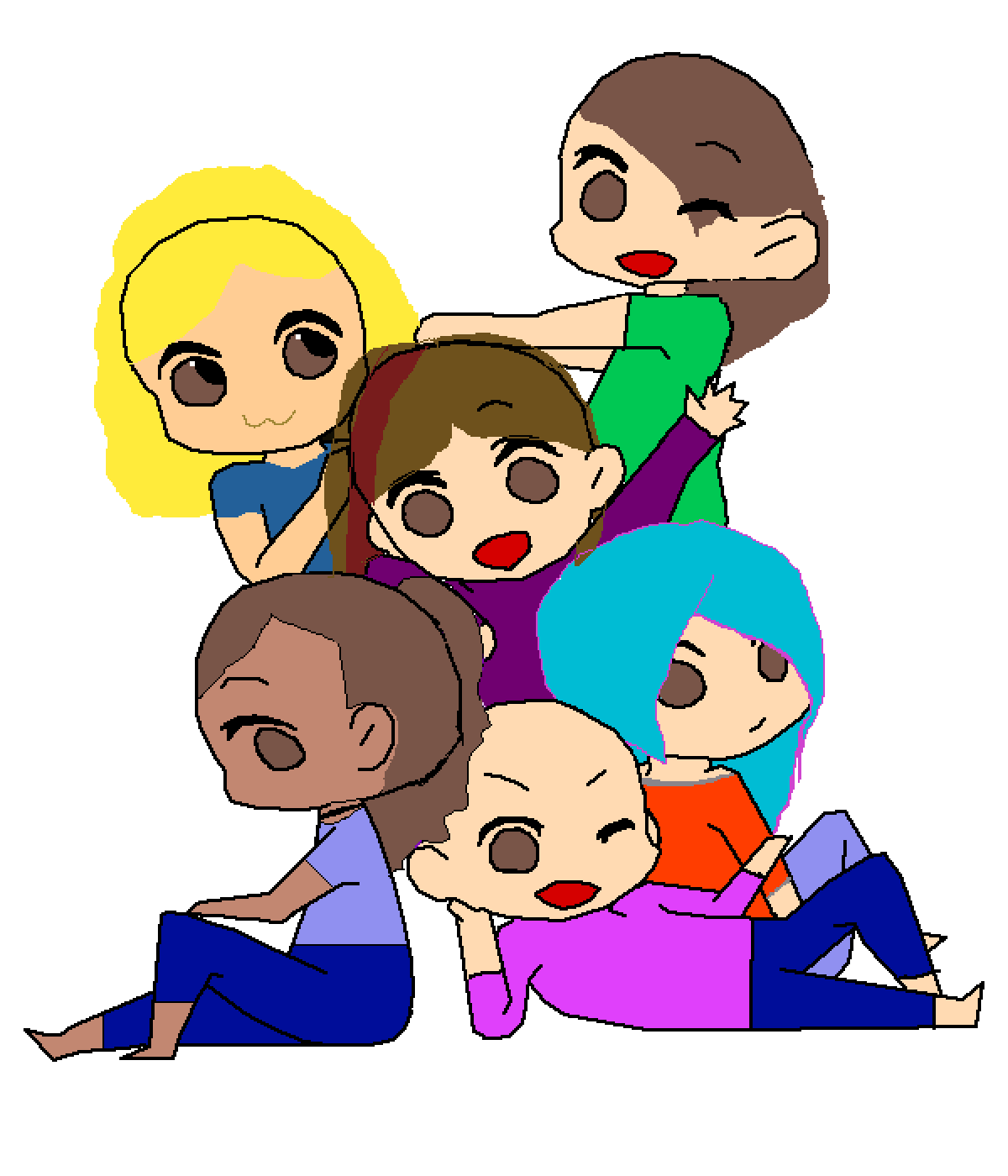 Editing Friends - Free online pixel art drawing tool - Pixilart