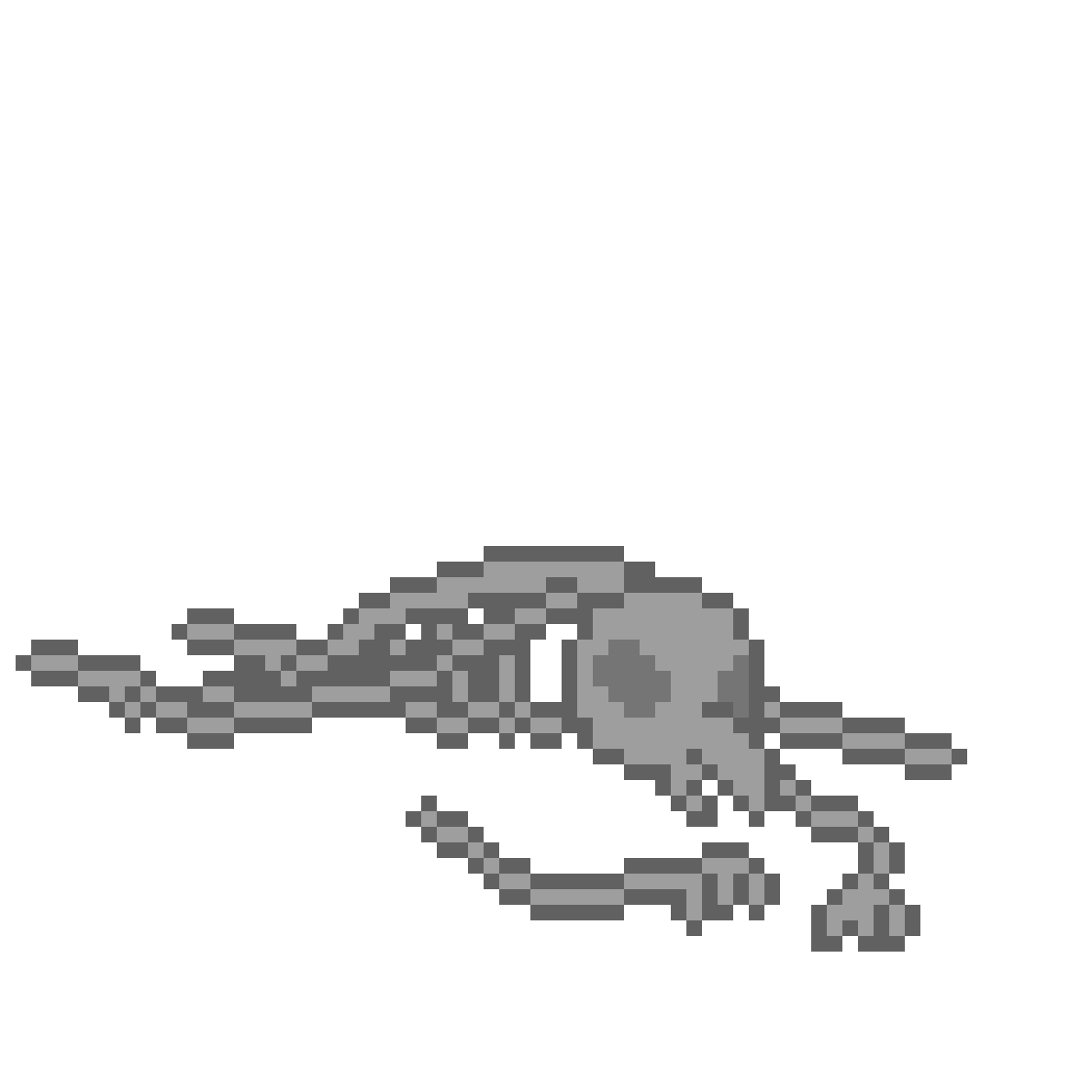 Pixilart - aarakocra skeleton by lemar