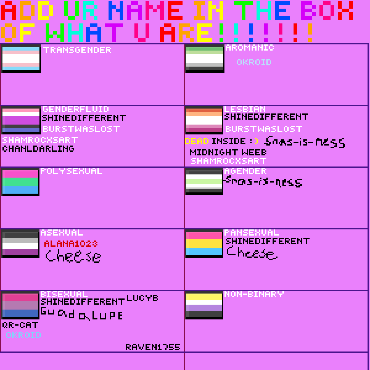 Pixilart - Biromantic and asexual by Raven1755