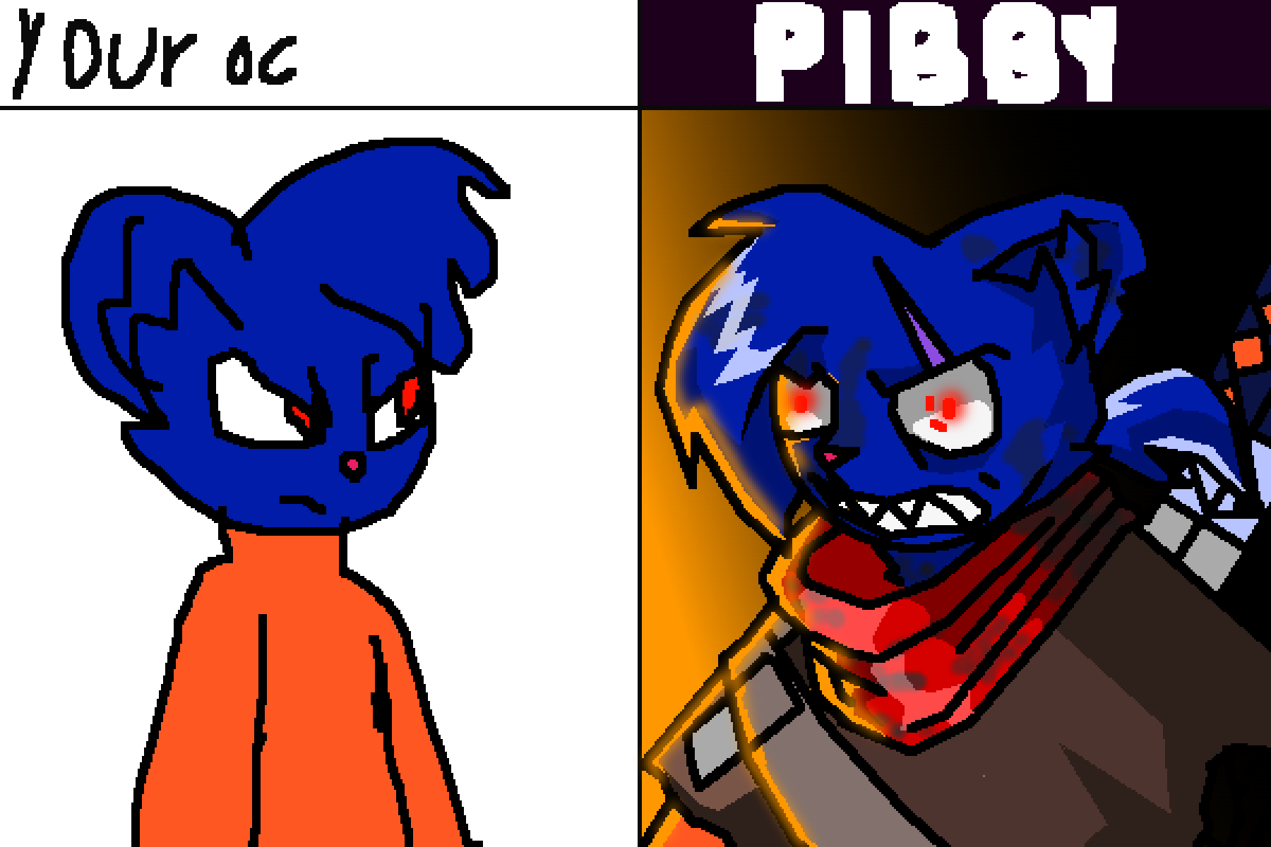 Pixilart - Pibby collab by MrN3GATIVE