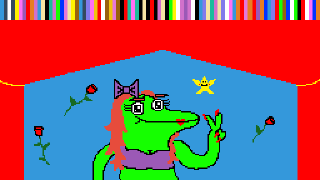 Pixilart - lizzie the lizard's standing ovation by taxidermychild