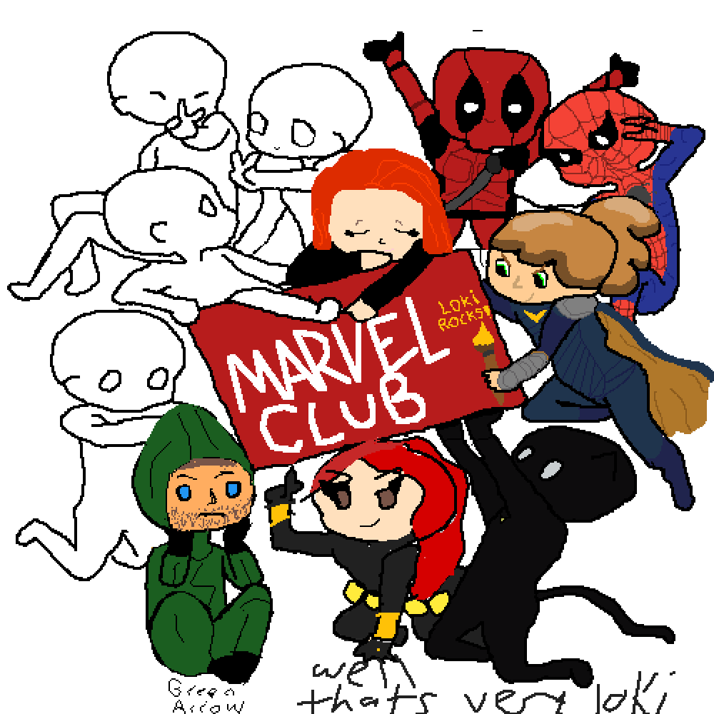 Pixilart - Marvel Collab by Rainbows4ever4u