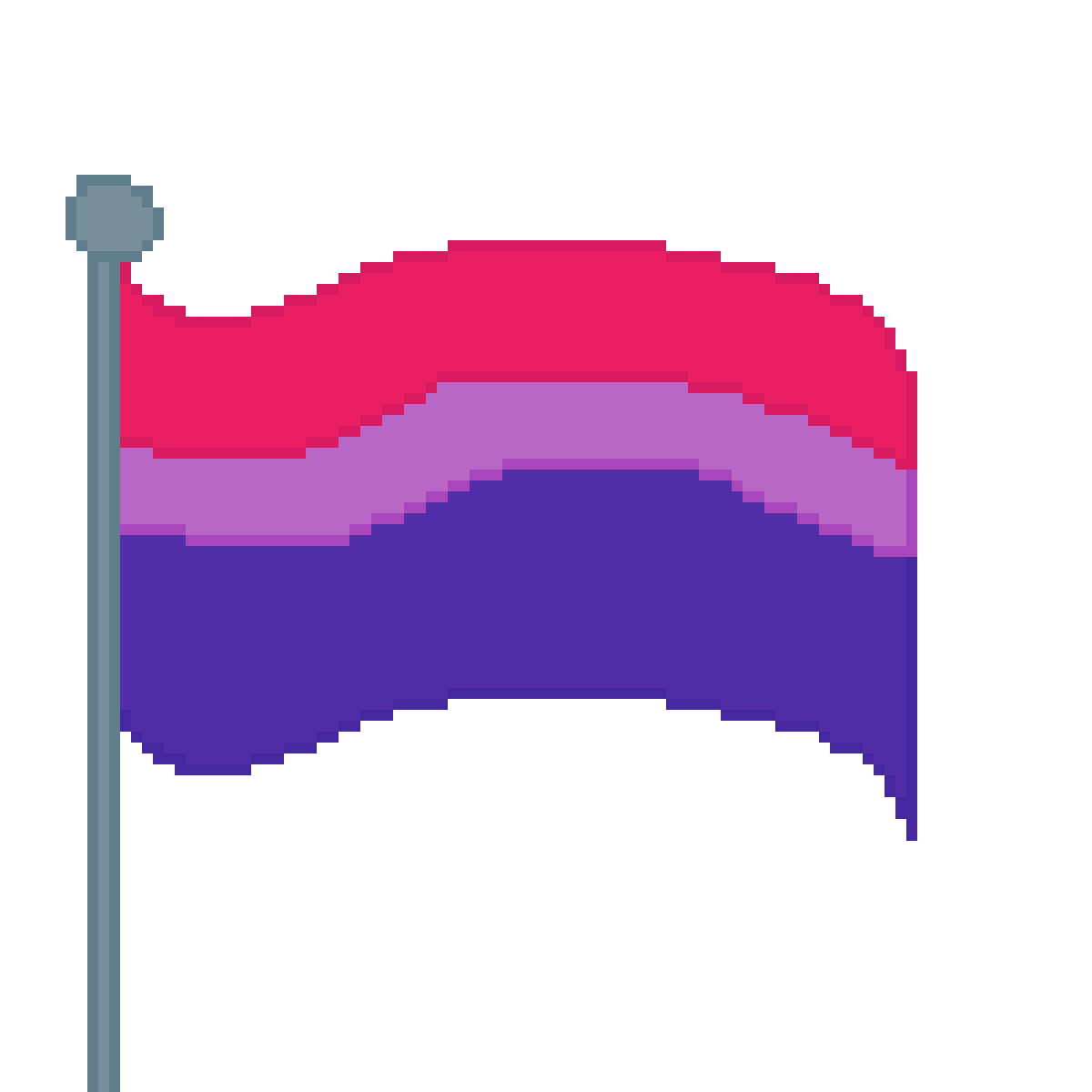 Pixilart - Bi flag by Sansing4