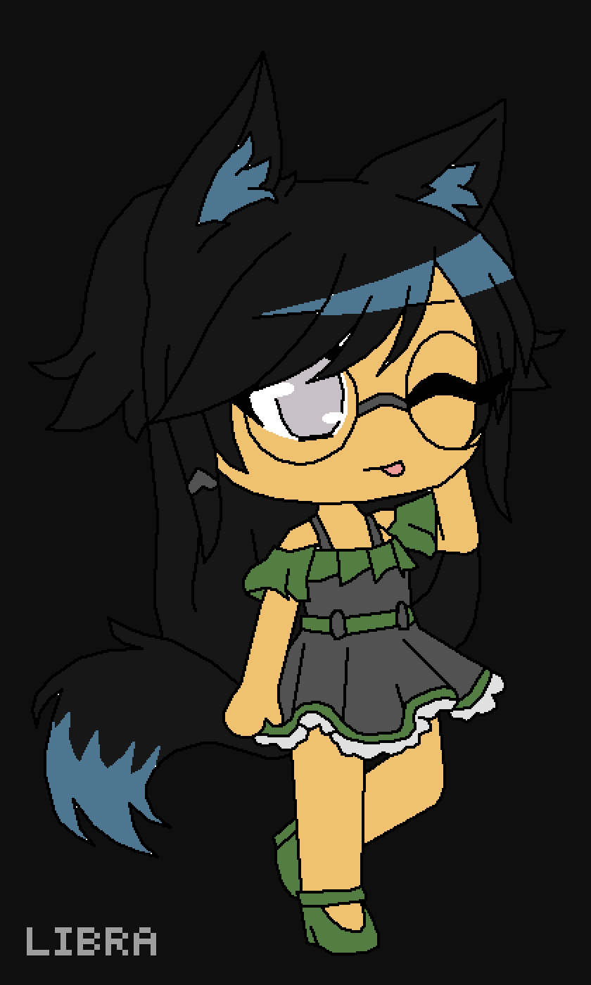 Pixilart - gacha fox by soomy-male