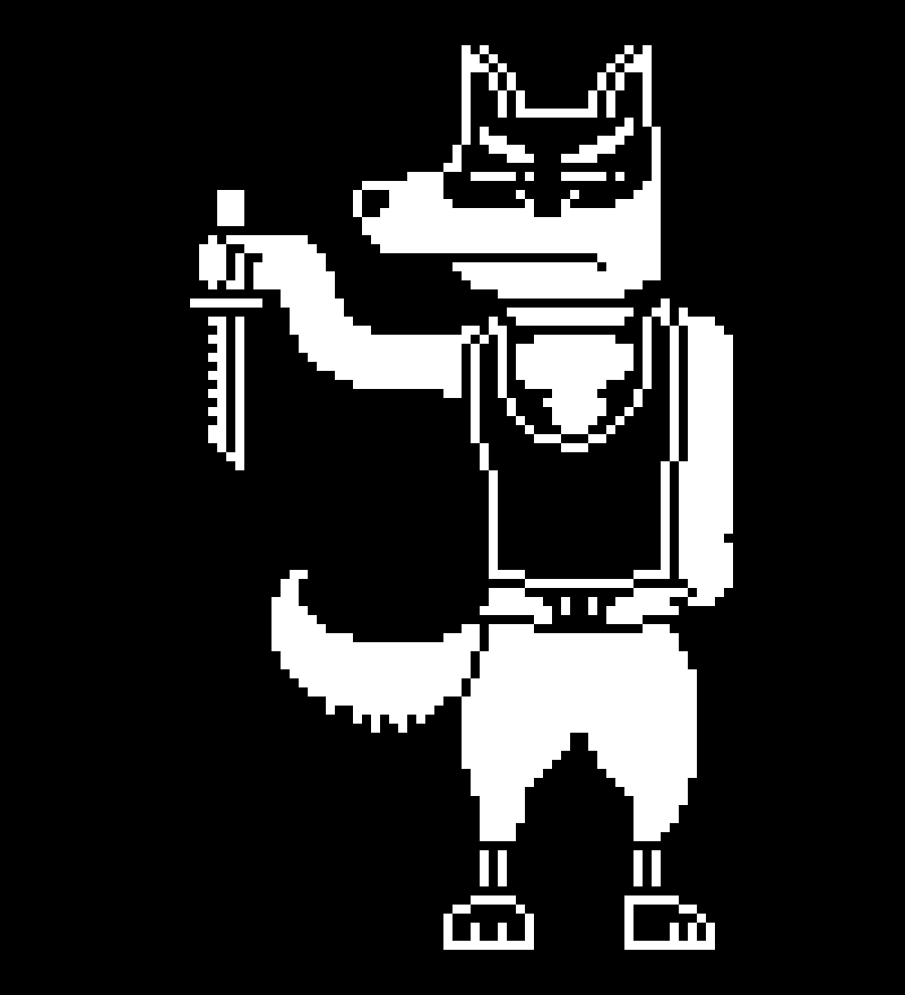 Pixilart - (Normal) Underfell Doggo by Immediate54