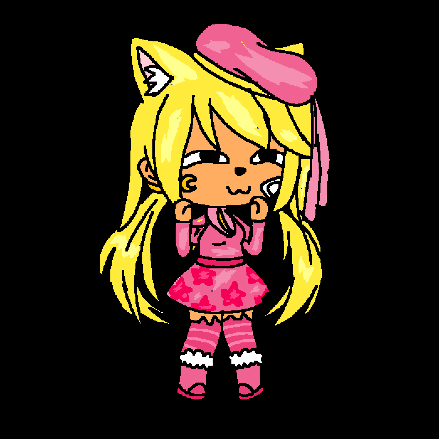 Editing gacha life - Free online pixel art drawing tool - Pixilart