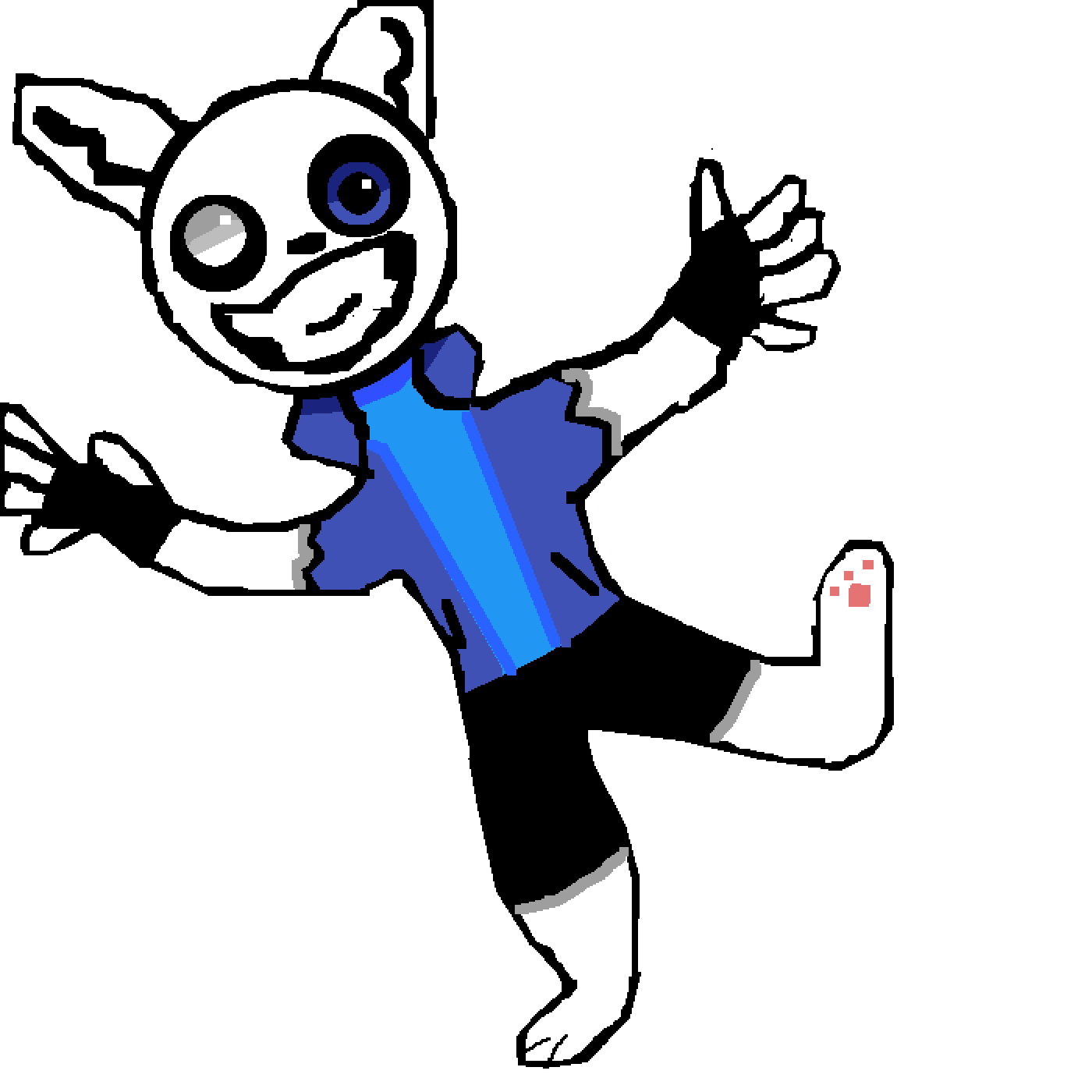 Pixilart - sans cat by alex-the-cat