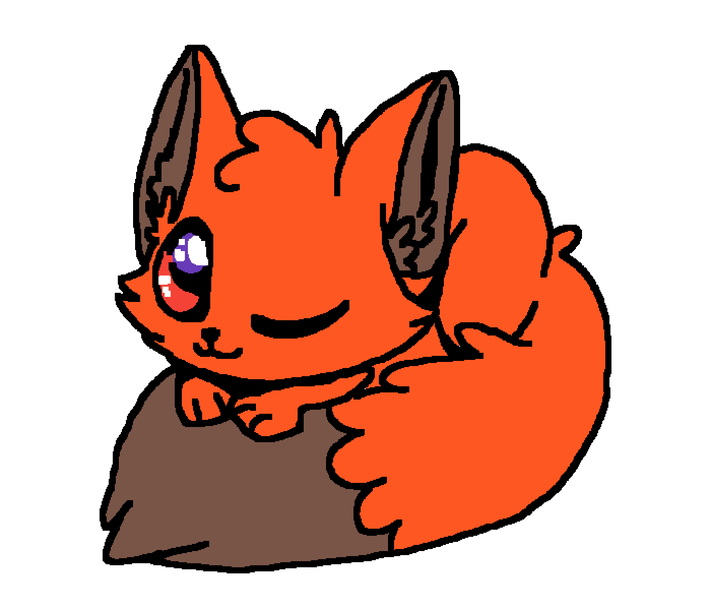 Editing Garcie the Goofy fox - Free online pixel art drawing tool ...