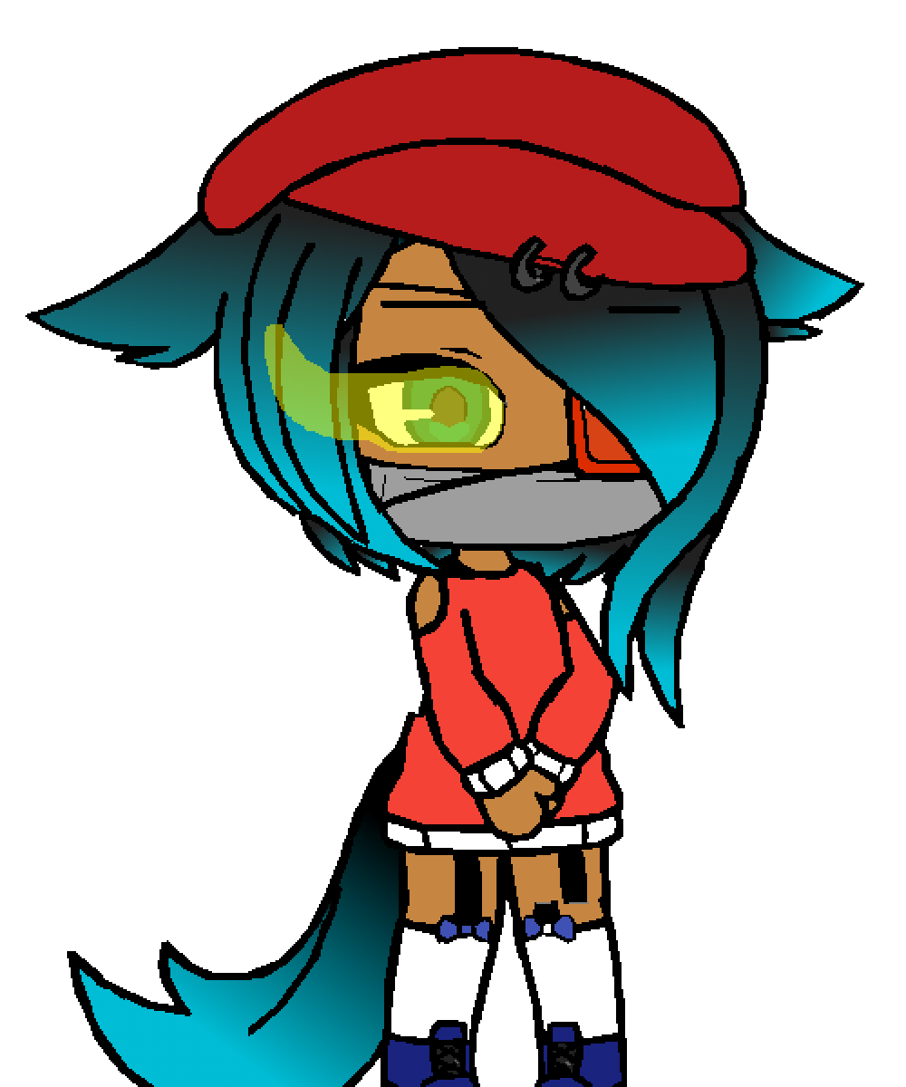 Pixilart - my new gacha life OC by Queen-BLM