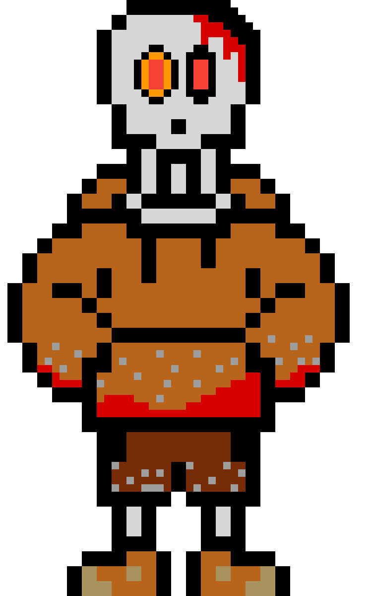 Pixilart - horrordustswap papyrus by fusion12345