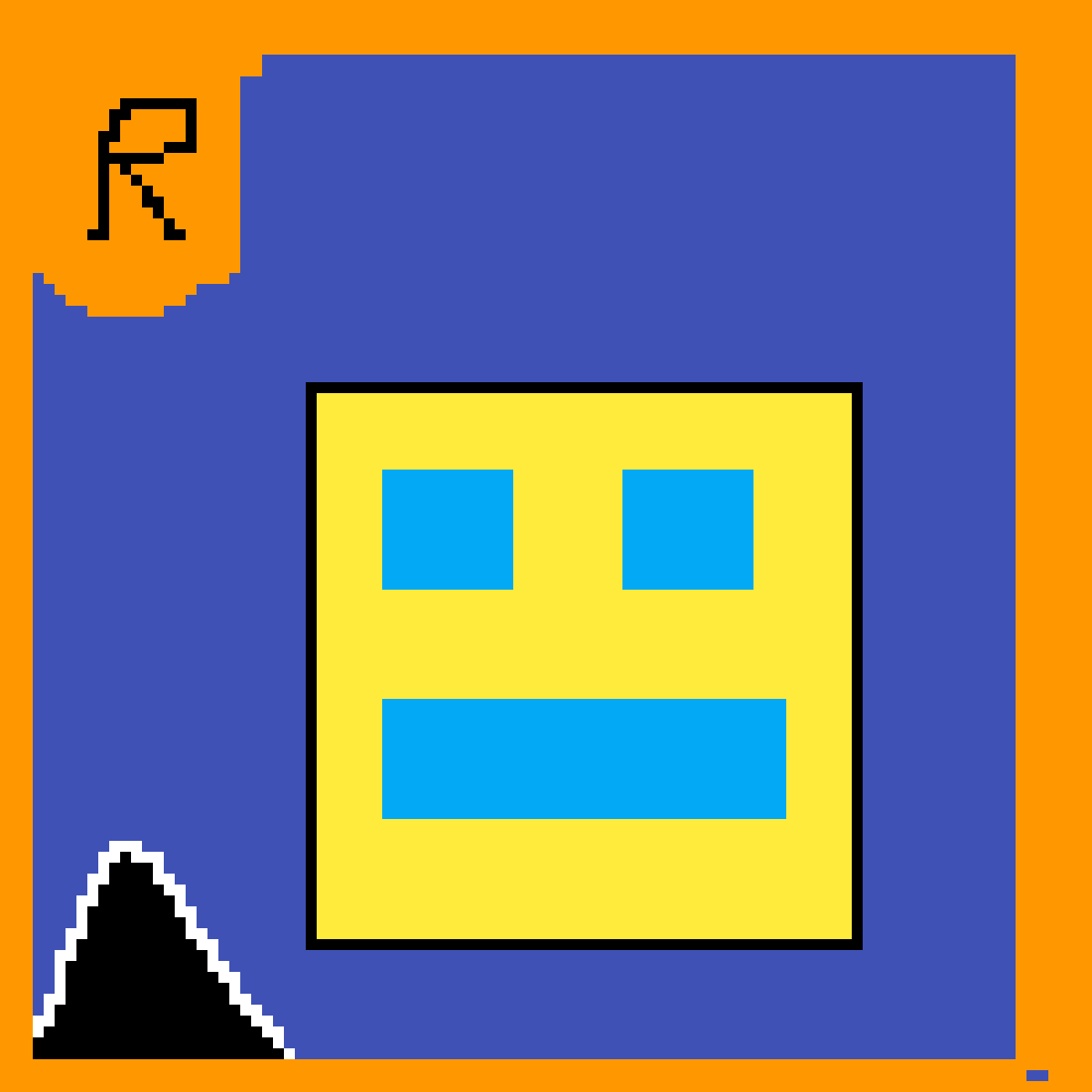 Pixilart - Geometry dash logo by SjCamaCho16