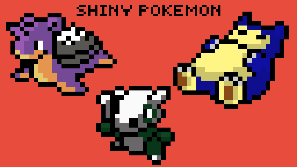 Pixilart - shiny Pokemon 2 by Turtles