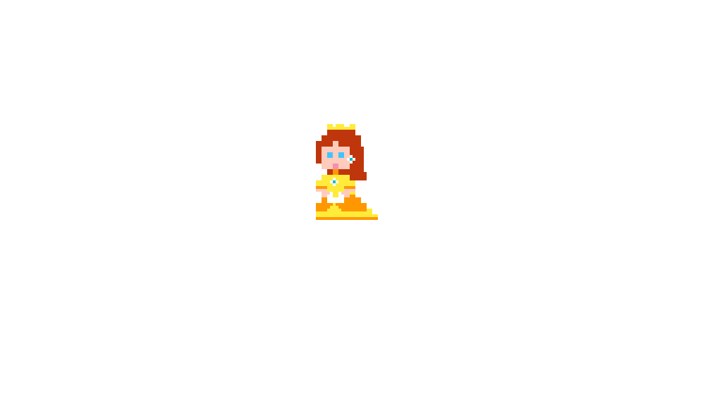 Pixilart - 1989 princess daisy sprite modren version by Rose-Montallies