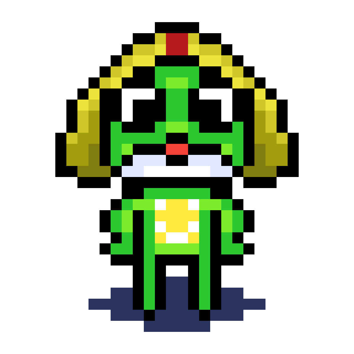 Pixilart - Keroro Sprite (Sgt Frog) by abstractBurple