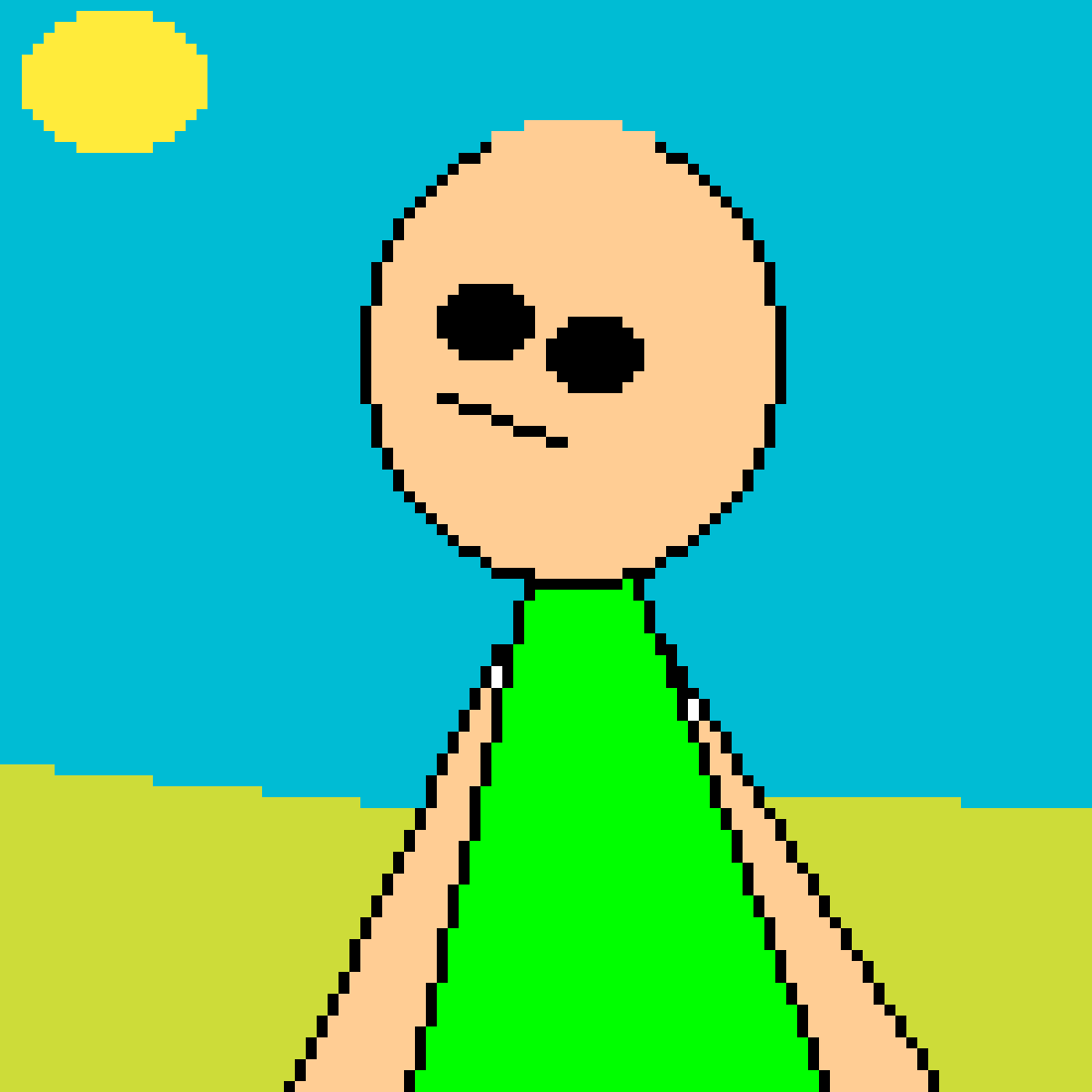 Pixilart - baldi genderbend by venomistoxic