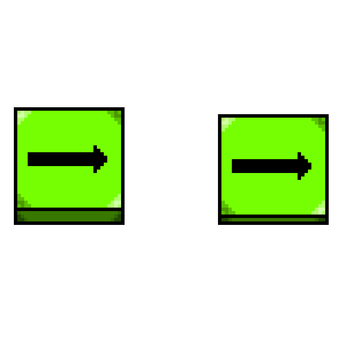 Pixilart - Request: Right Arrow Button by Xuen